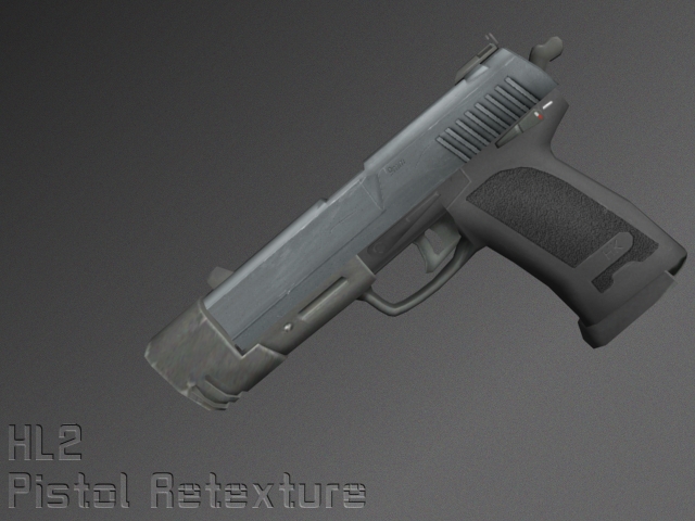 Pistol retexture. Mod for Half-Life 2 | HL2 Mods