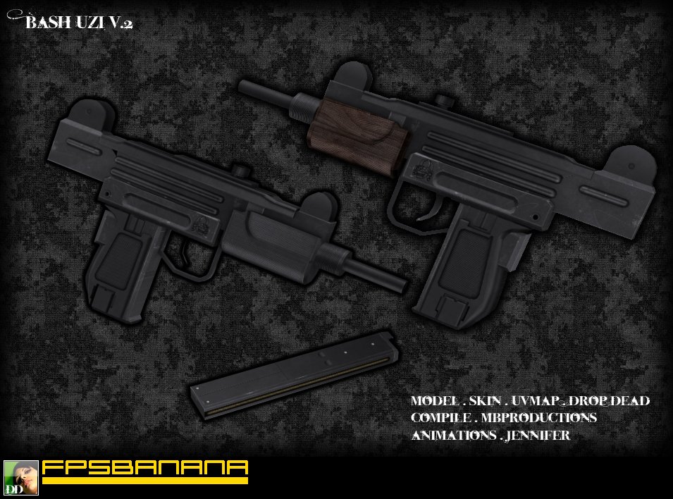 Bash Uzi V2 [Counter-Strike: Source] [Mods]