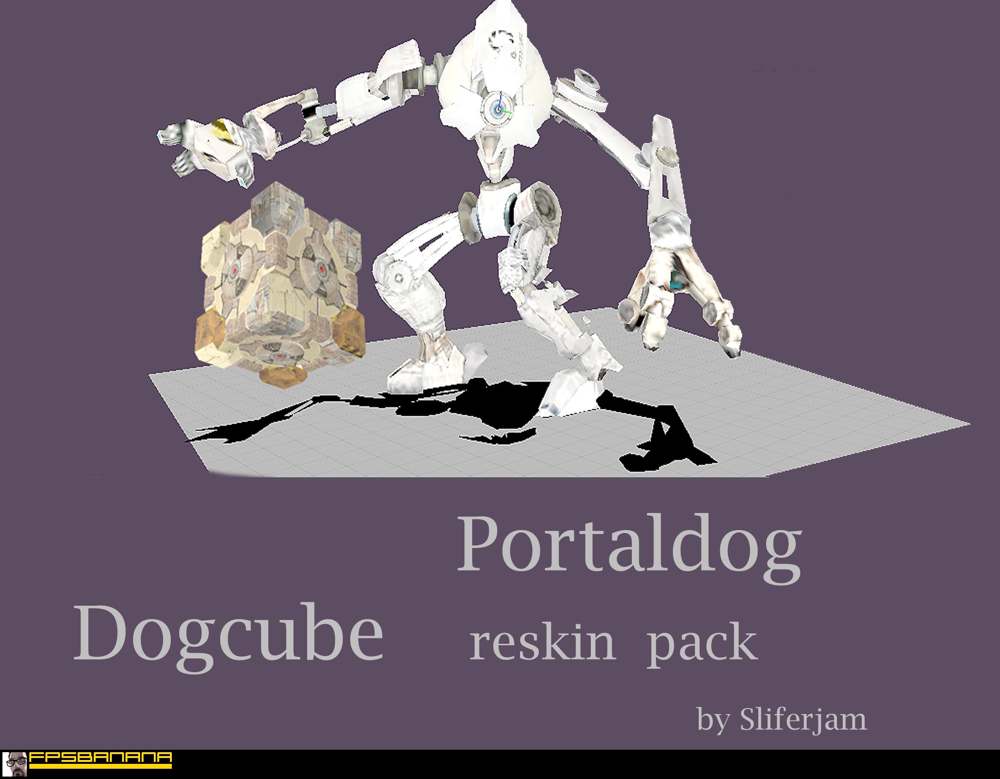 Aperture Dog & DogCube Mod for Half-Life 2 | HL2 Mods