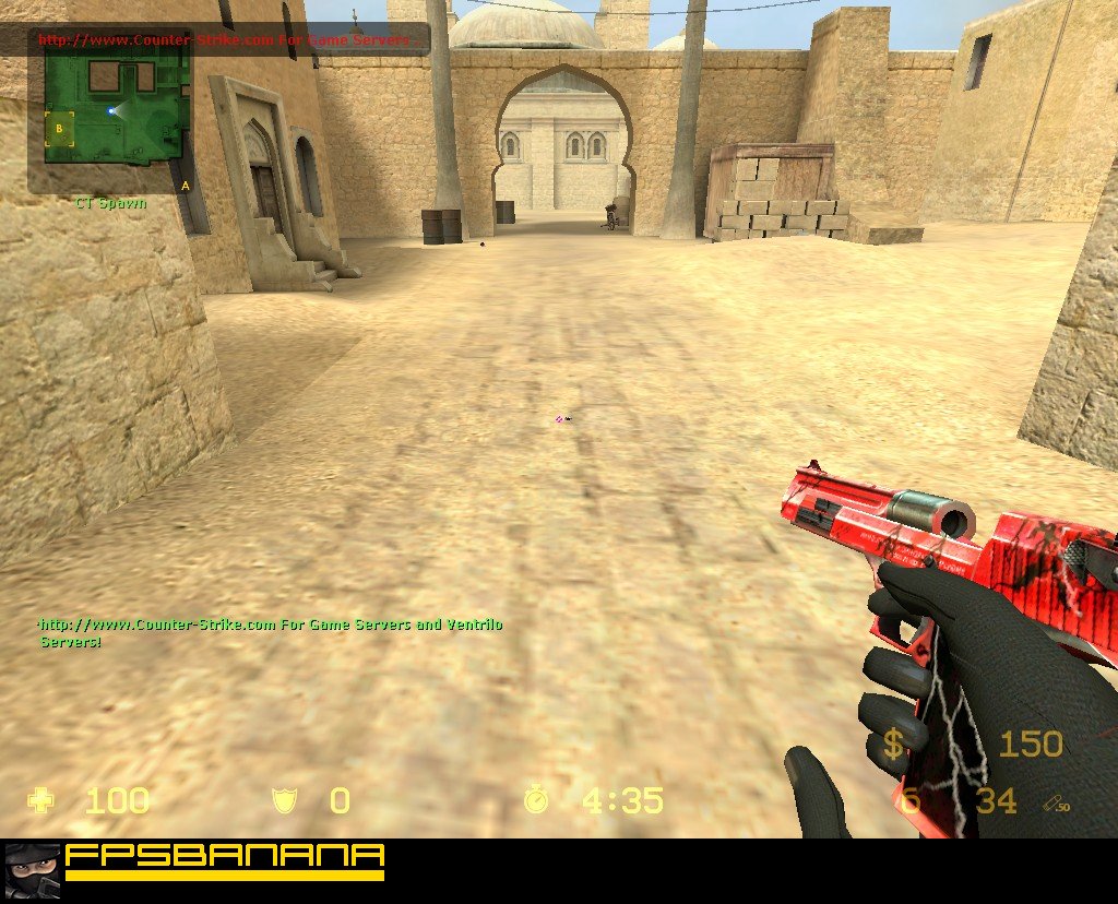 joes electric red black deag Mod for Counter-Strike: Source | CS:S Mods