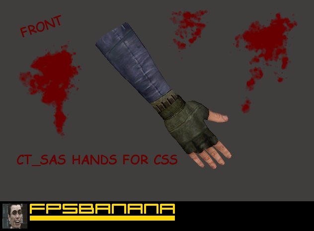 Ct Sas Hands and Sleeves Mod for Counter-Strike: Source | CS:S Mods
