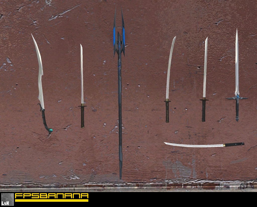 Melee Weapon Pack (15 Weapons) Mod for Garry's Mod | GMod Mods