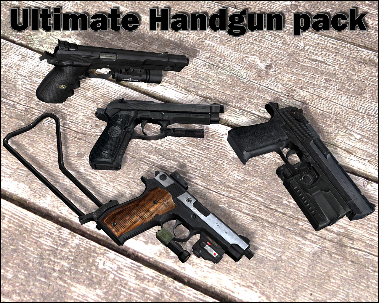 Ultimate Handgun Pack Mod for Resident Evil 4 | RE4 Mods