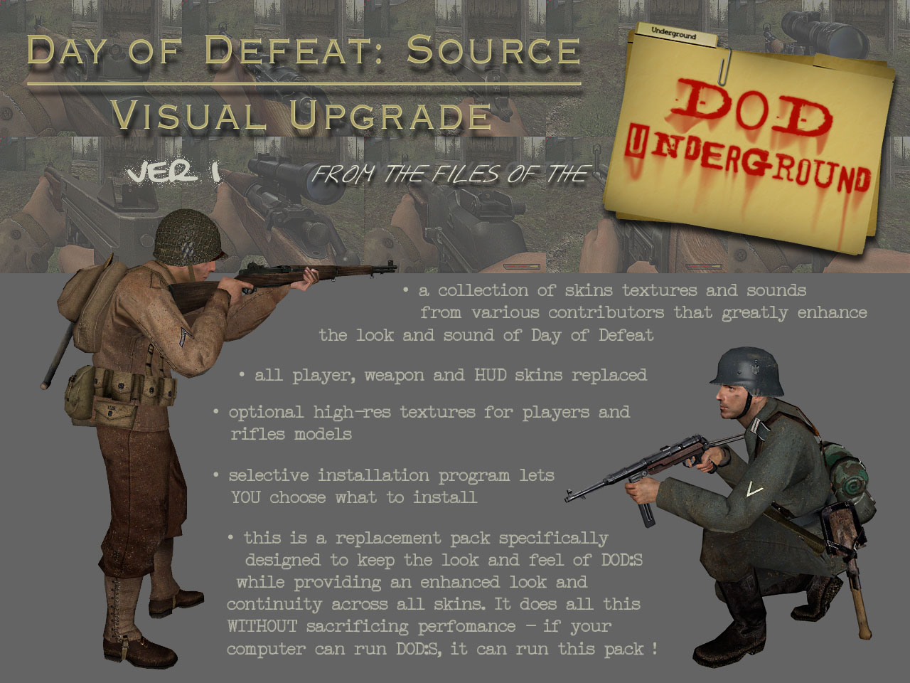 DOD:S Visual Upgrade Mod for Day of Defeat: Source | DoD:S Mods