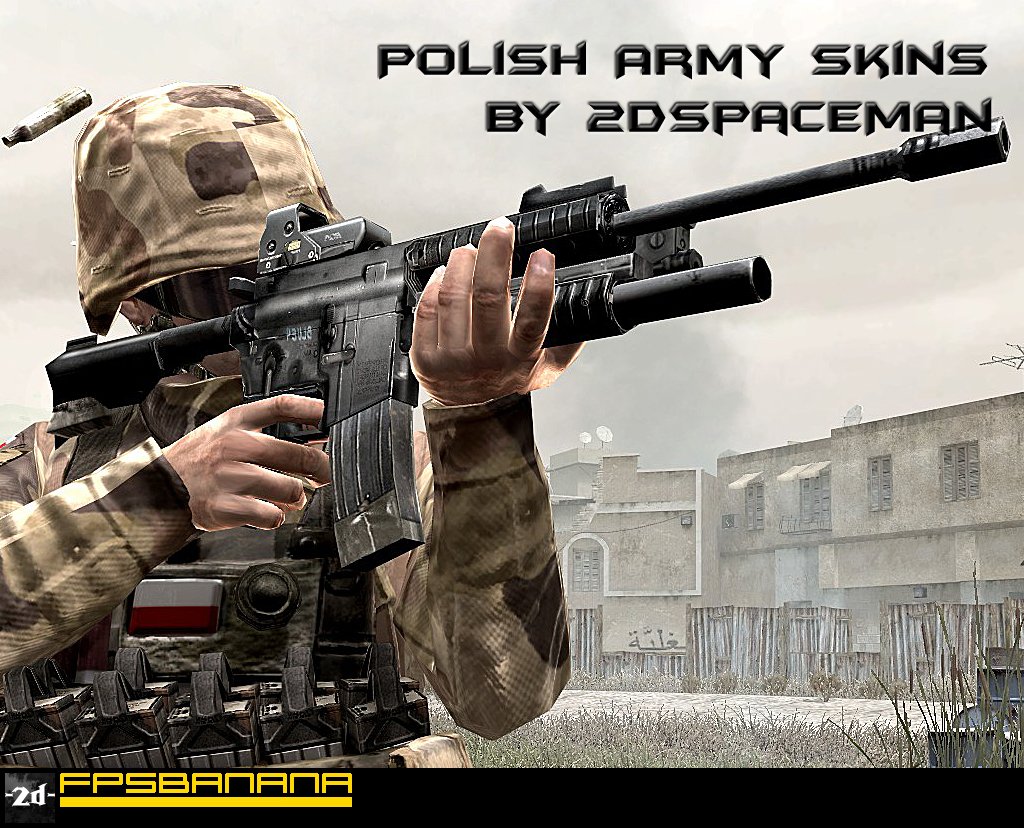 Polish Army Skins V2 Mod for Call of Duty 4: Modern Warfare | CoD4 Mods
