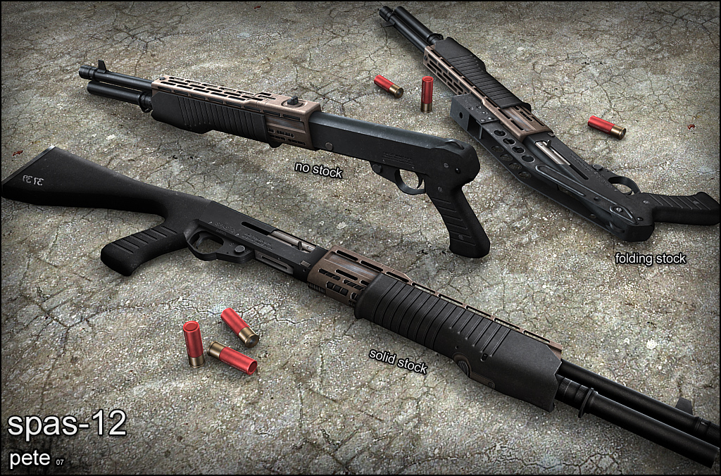 Pete's SPAS-12 Mod for Half-Life 2 | HL2 Mods