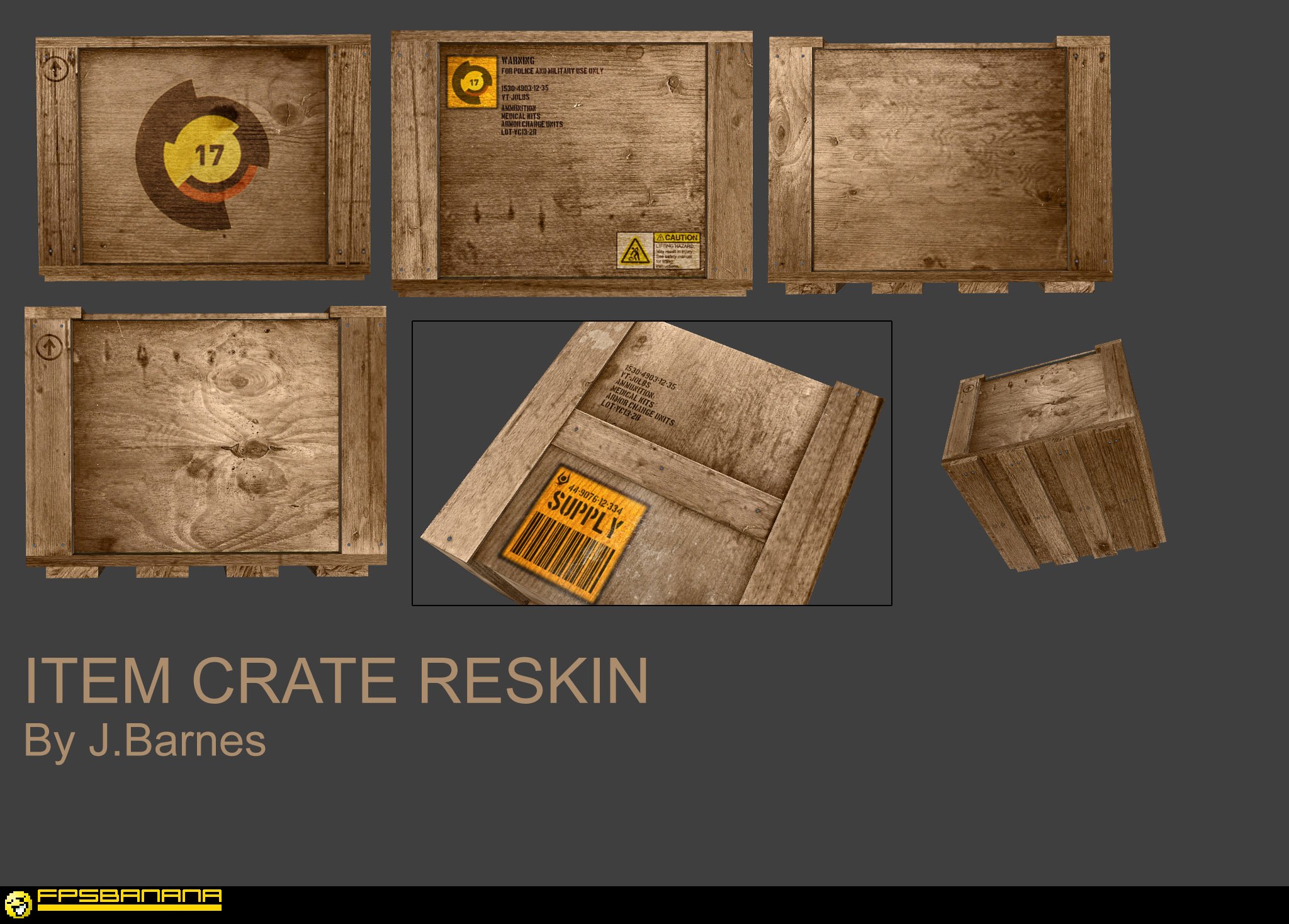 J.Barnes Item Crate Mod for Half-Life 2 | HL2 Mods