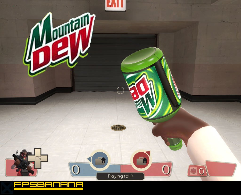 Mountain Dew Bottle for Demo Mod for Team Fortress 2 | TF2 Mods