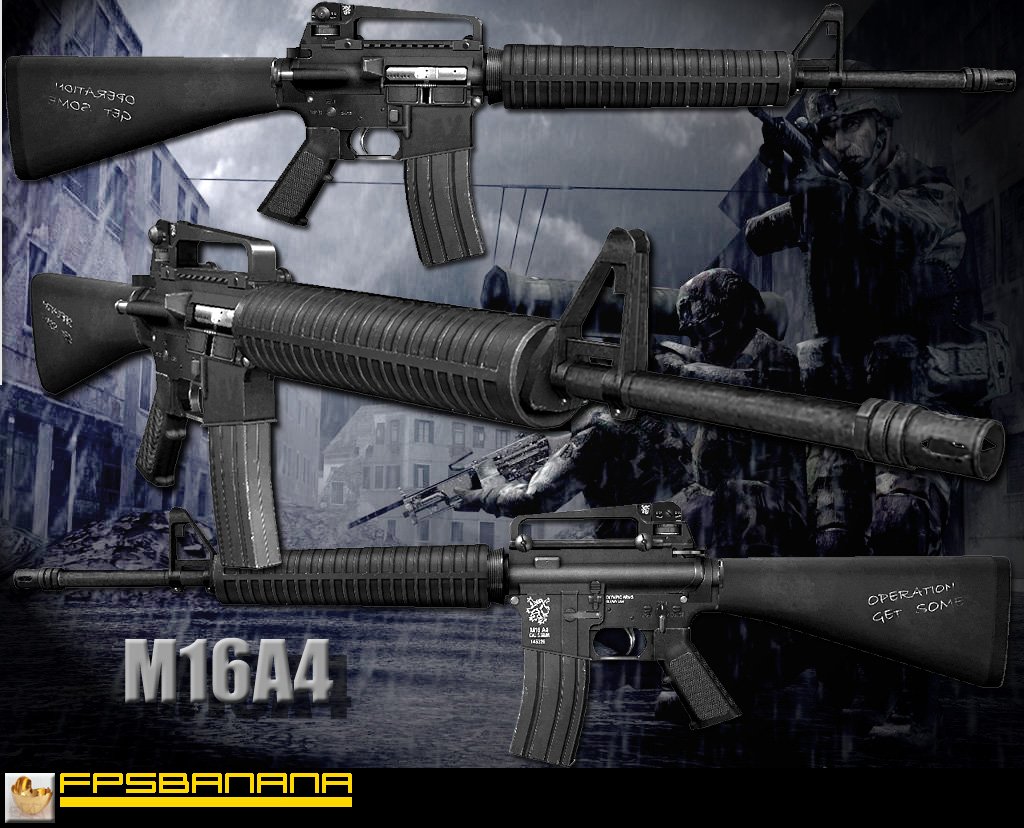 M16A4 for M4A1 w/Mullets Anims Mod for Counter-Strike: Source | CS:S Mods