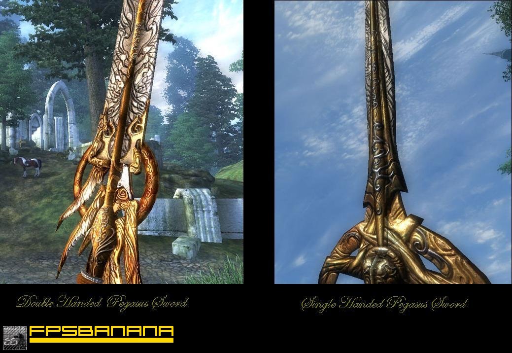 Pegasus alpha weapon set 1.5 [The Elder Scrolls IV: Oblivion] [Mods]