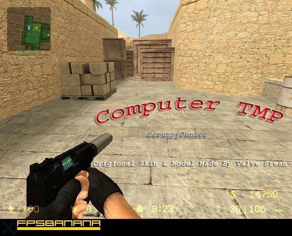 Black&White Computer TMP Mod for Counter-Strike: Source | CS:S Mods