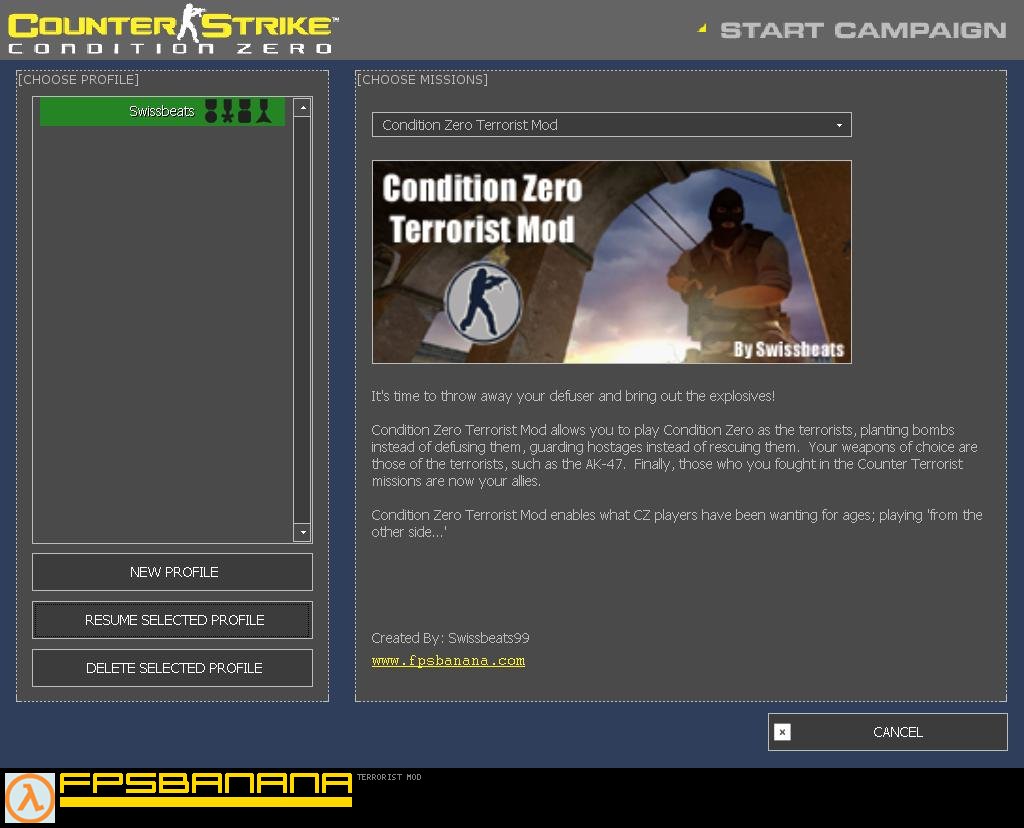 Condition Zero Terrorist Mod Mod for Counter-Strike: Condition Zero ...