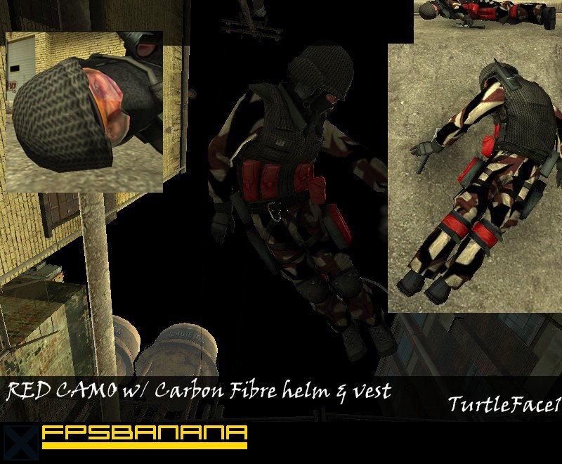 Red Camo Urban [Counter-Strike: Source] [Mods]