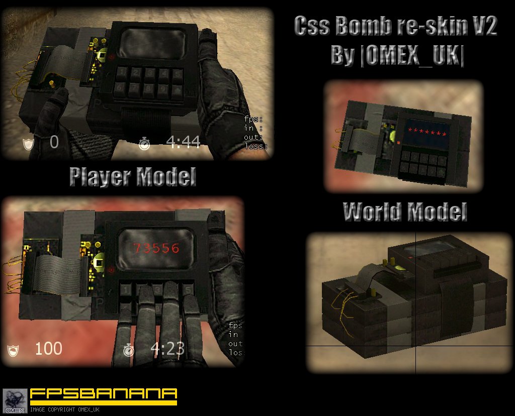 Bomb skin Replacment V2 - [Counter-Strike: Source] [Mods]