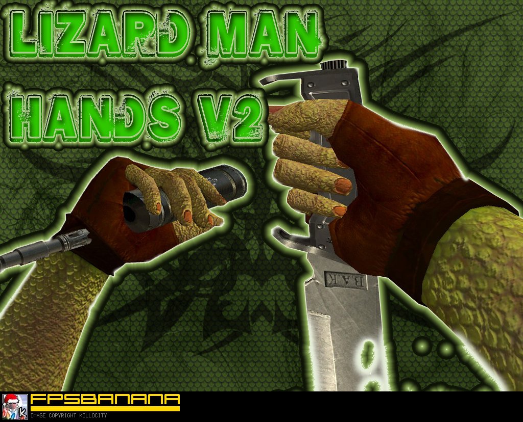Lizard Man Hands V2 Mod for Counter-Strike: Source | CS:S Mods