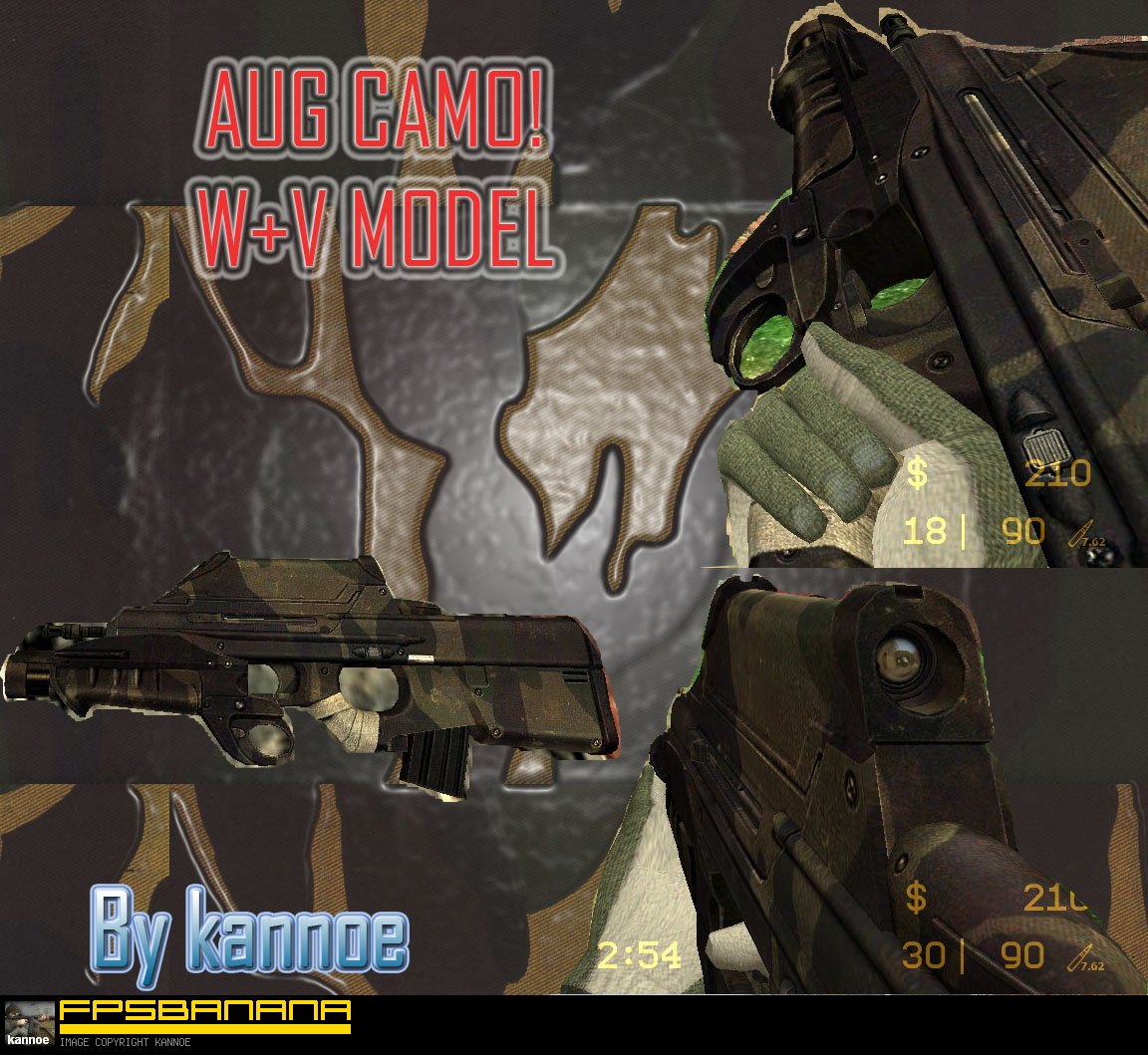 Aug wood camo. ;) [Counter-Strike: Source] [Mods]