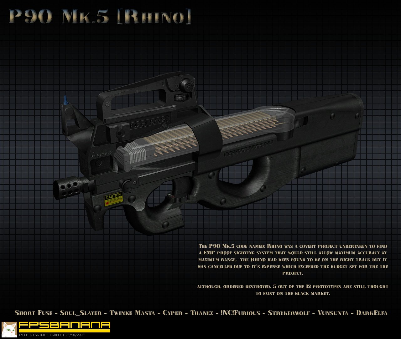 P90 Mk.5 [Rhino] Mod for Counter-Strike: Source | CS:S Mods