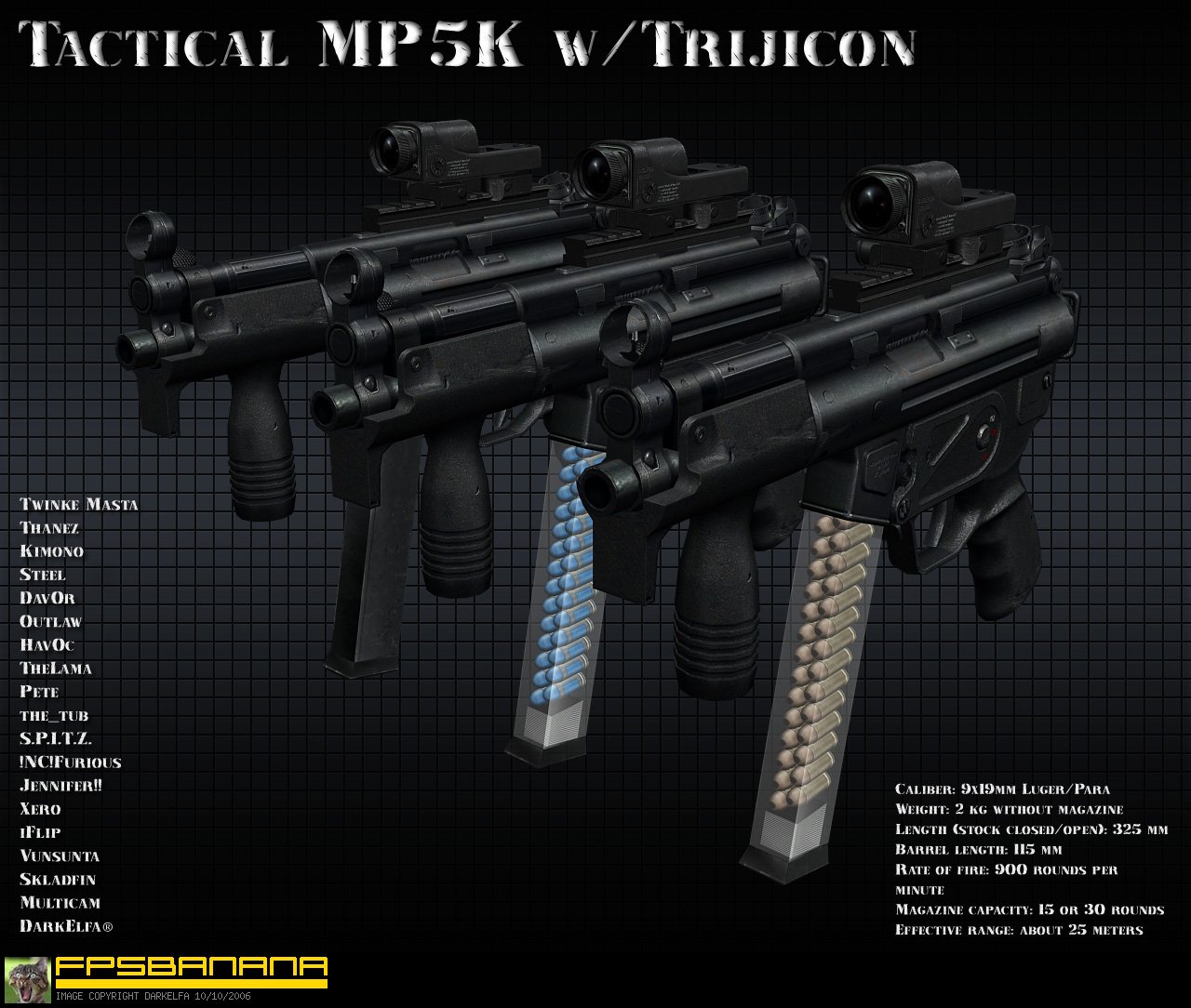 Tactical Mp5K Mod for Counter-Strike: Source | CS:S Mods