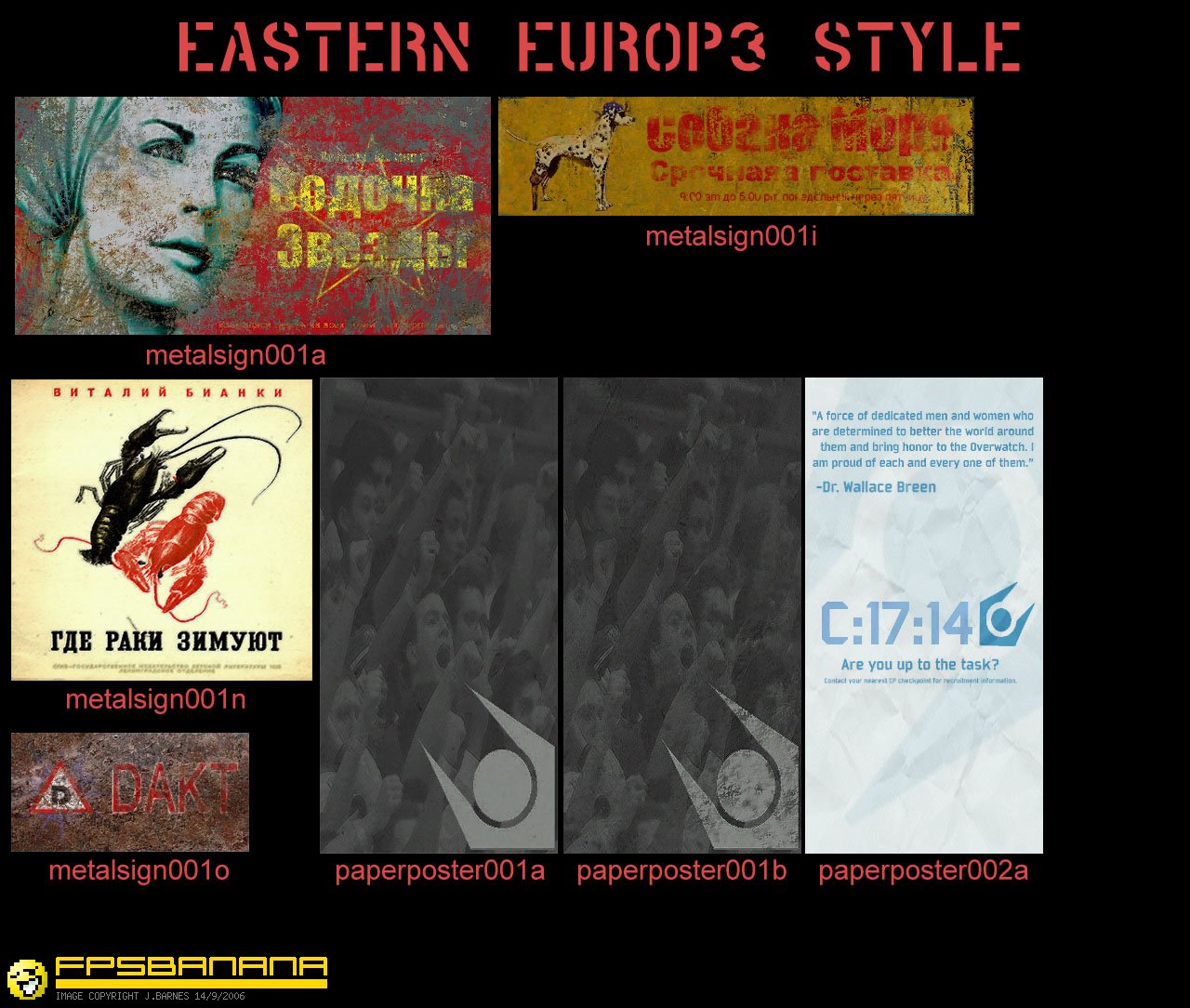 J.Barnes Poster Replacements Mod for Half-Life 2 | HL2 Mods