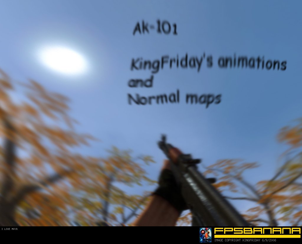 Lama's Ak-101 W/ KingFriday's Animations Mod for Counter-Strike: Source ...