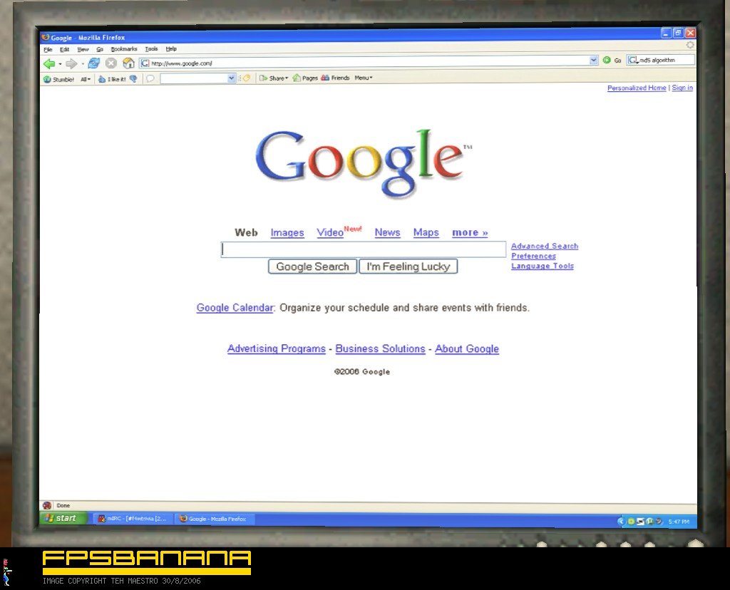 Google Monitor For Office [Counter-Strike: Source] [Mods]