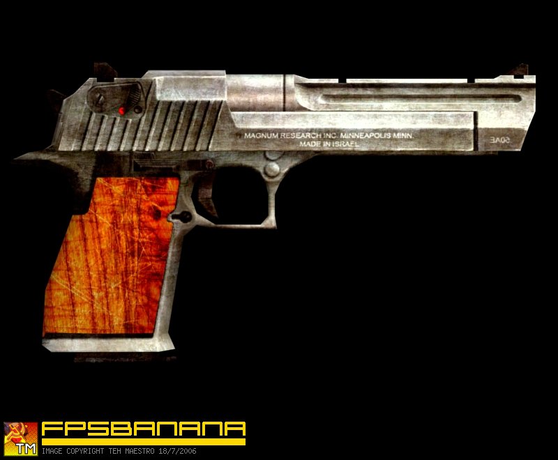 Hi-Res Worn Deagle With Wooden Handle [Counter-Strike: Source] [Mods]