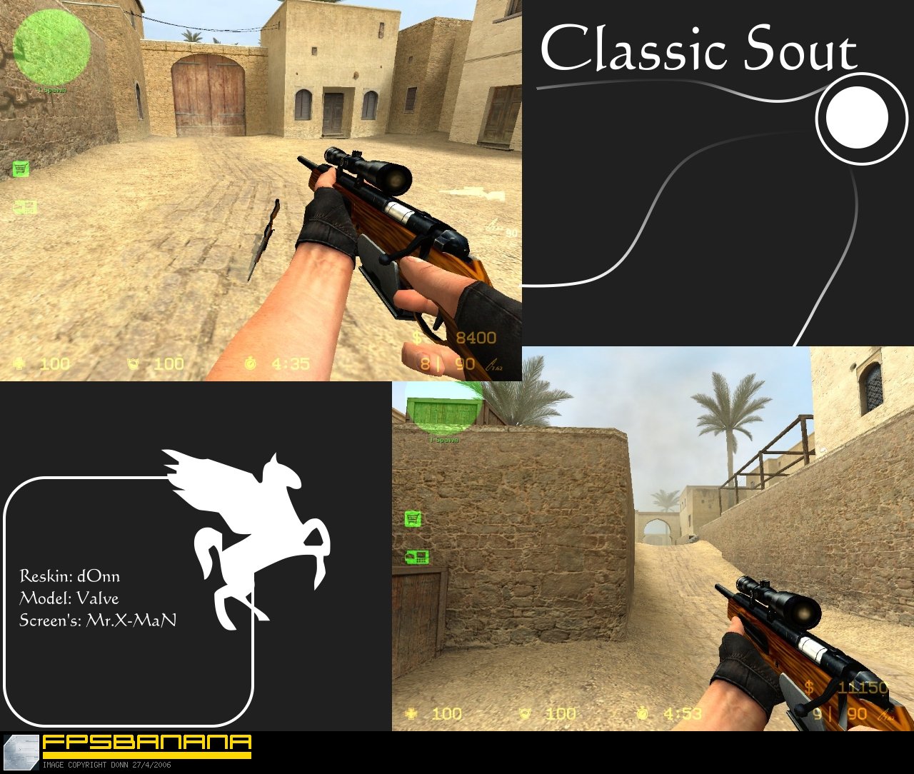 Classic Scout Mod for Counter-Strike: Source | CS:S Mods