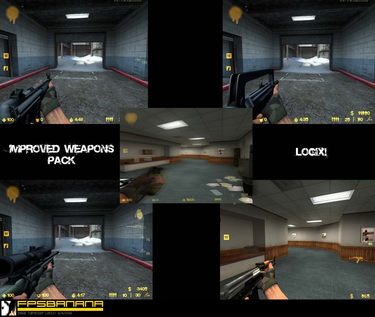Improved Weapons Pack Mod for Counter-Strike: Source | CS:S Mods