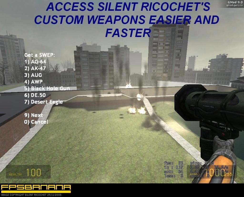 Scripted Weapon Menu & Custom Weapon Pack Mod for Garry's Mod | GMod Mods