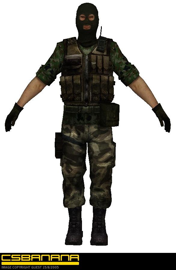 Brown/Green Camo Terrorist Mod for Counter-Strike: Source | CS:S Mods