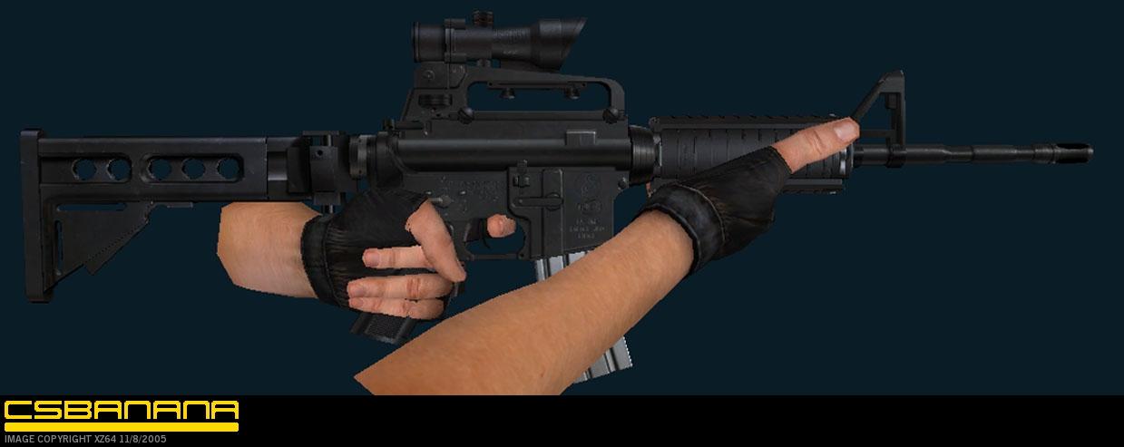 Black M16 For AUG [Counter-Strike: Source] [Mods]