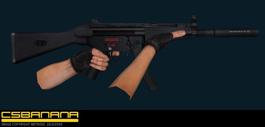 Silenced Mp5 W/ Differnt stock [Counter-Strike: Source] [Mods]