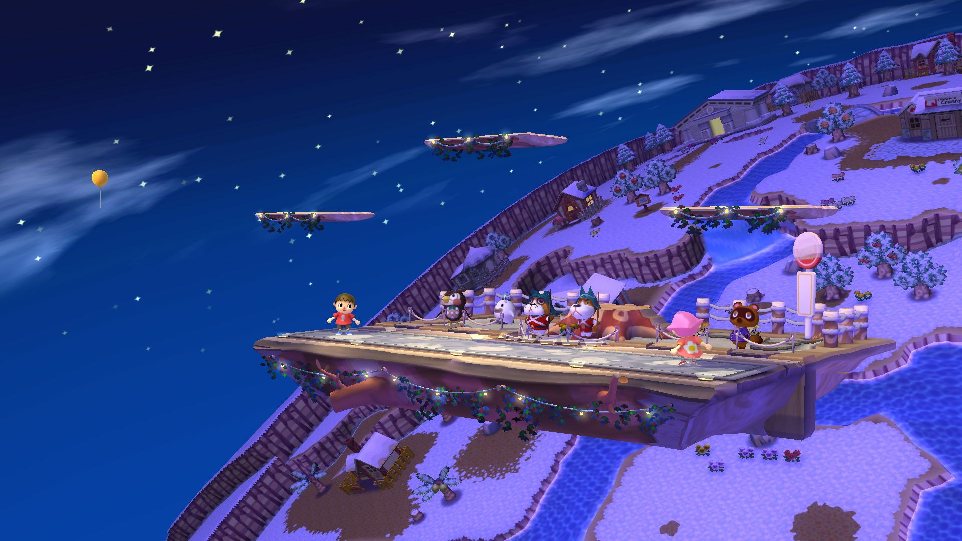 Always night Town and City [Super Smash Bros. (Wii U)] [Mods]