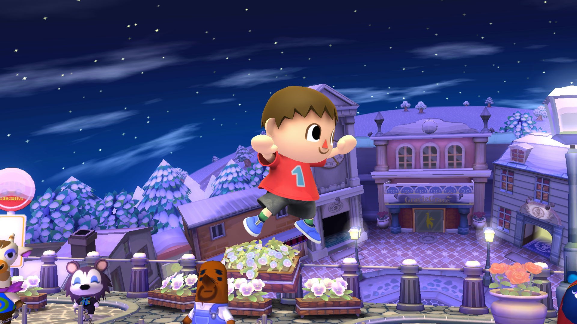 Always night Town and City [Super Smash Bros. (Wii U)] [Mods]