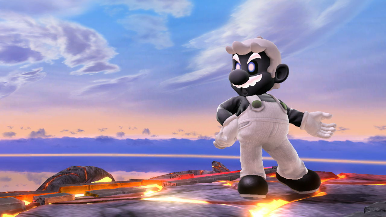 Nega-Mario Mod for Super Smash Bros. (Wii U) | SSB4U Mods