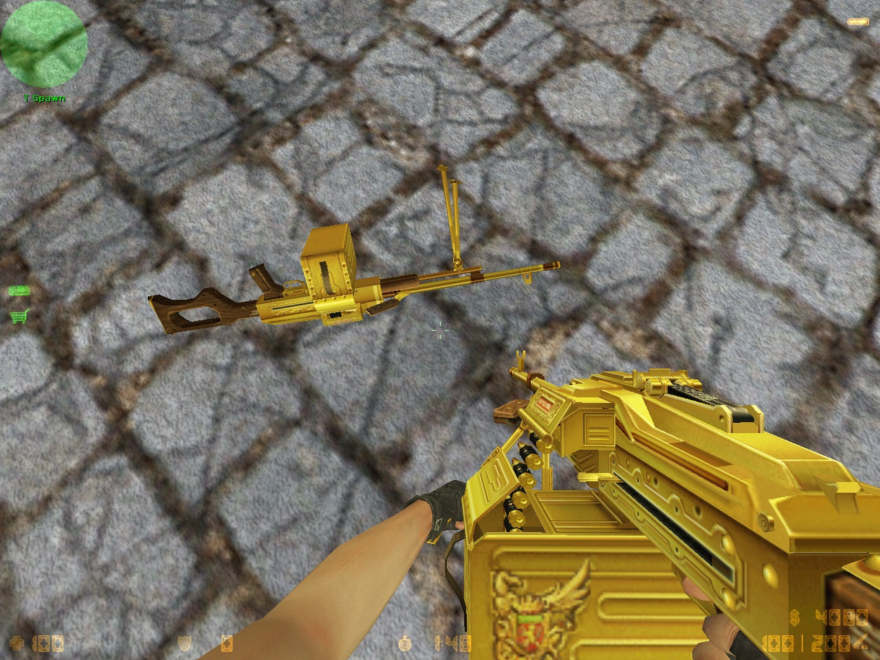 CSO PKM Gold Edition Mod for Counter-Strike 1.6 | CS1.6 Mods