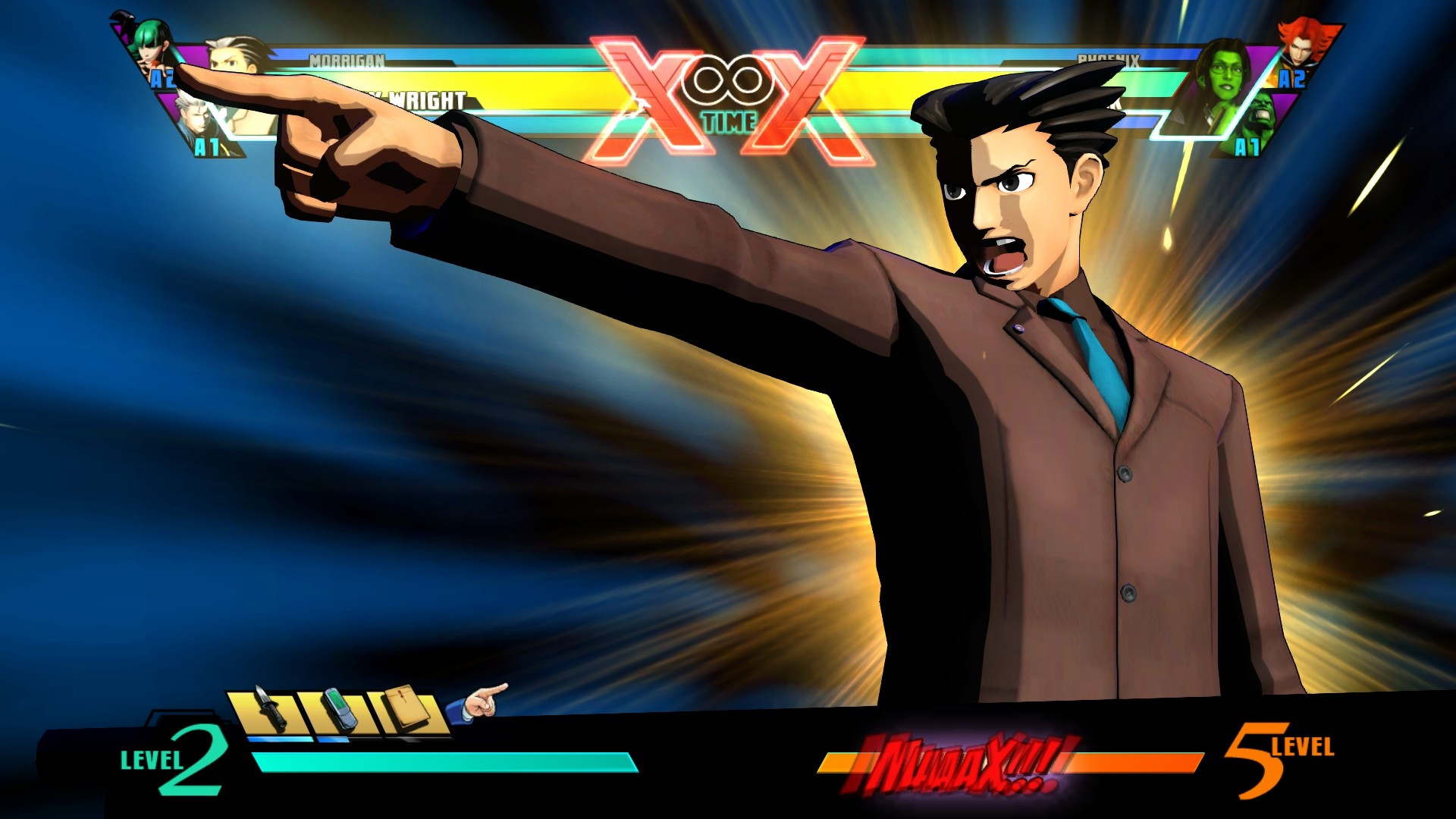 Raymond Shields skin for Phoenix Wright [Ultimate Marvel vs Capcom 3 ...