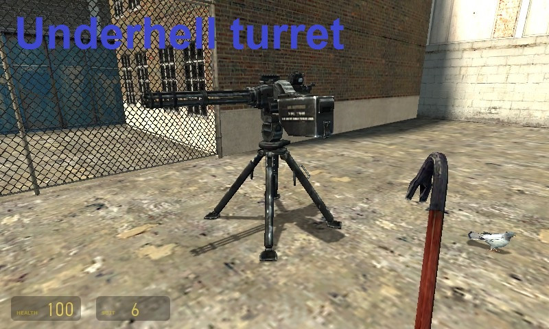 Underhell Turret Mod for Half-Life 2 | HL2 Mods