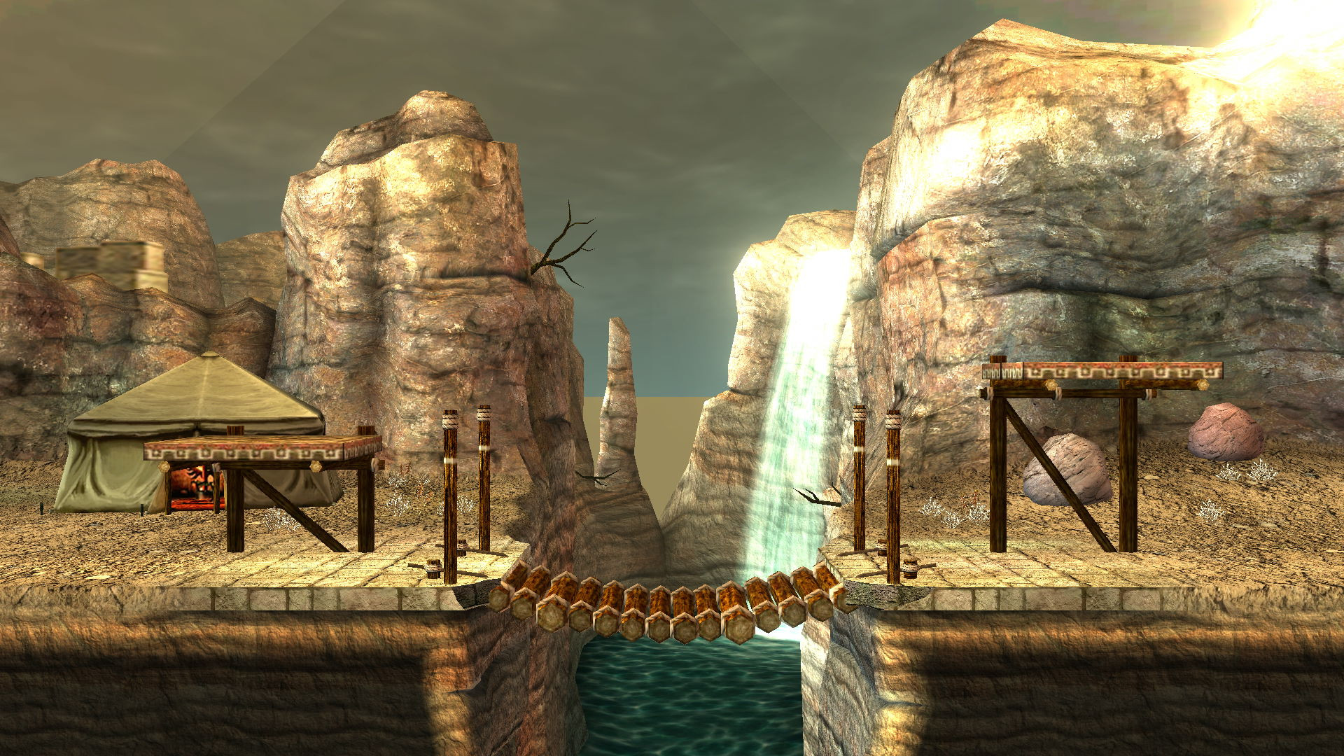 Gerudo Valley HD (sm4sh 3ds stage port) Mod for Super Smash Bros. (Wii ...