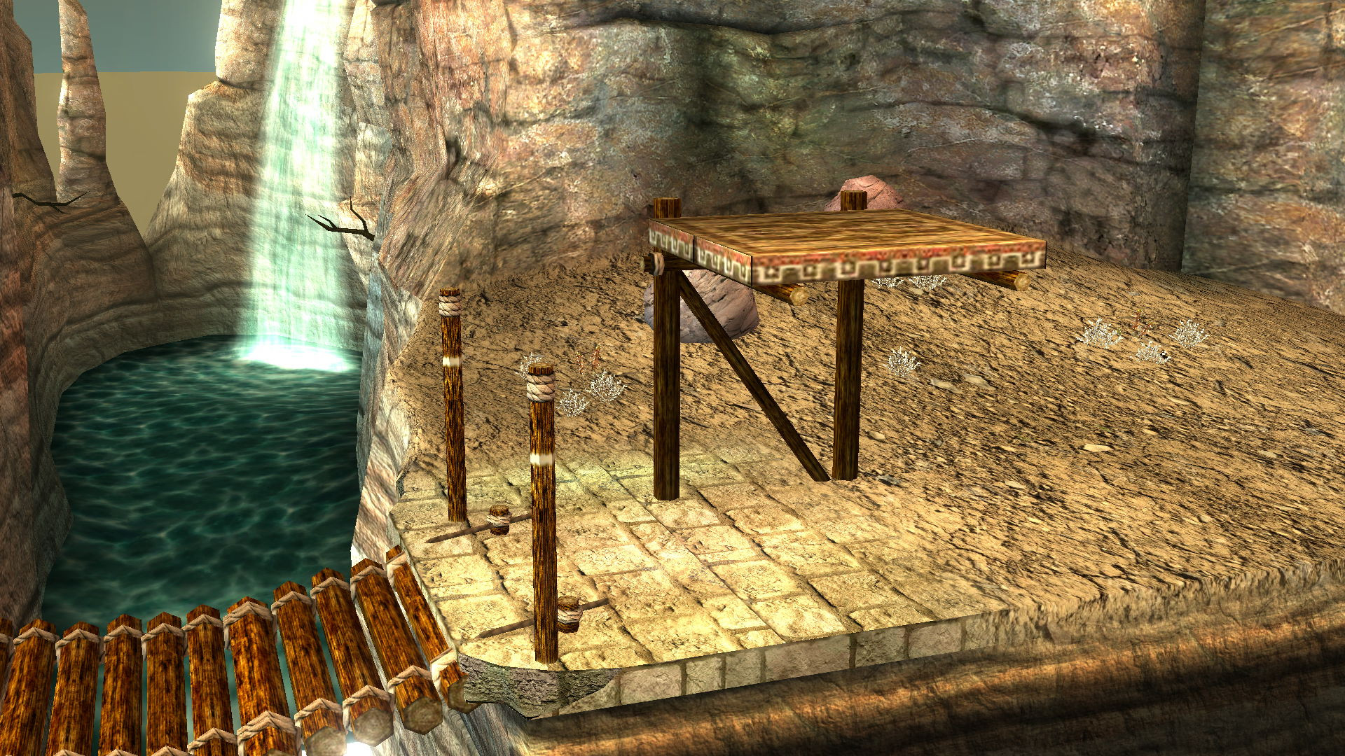 Gerudo Valley HD (sm4sh 3ds stage port) Mod for Super Smash Bros. (Wii ...