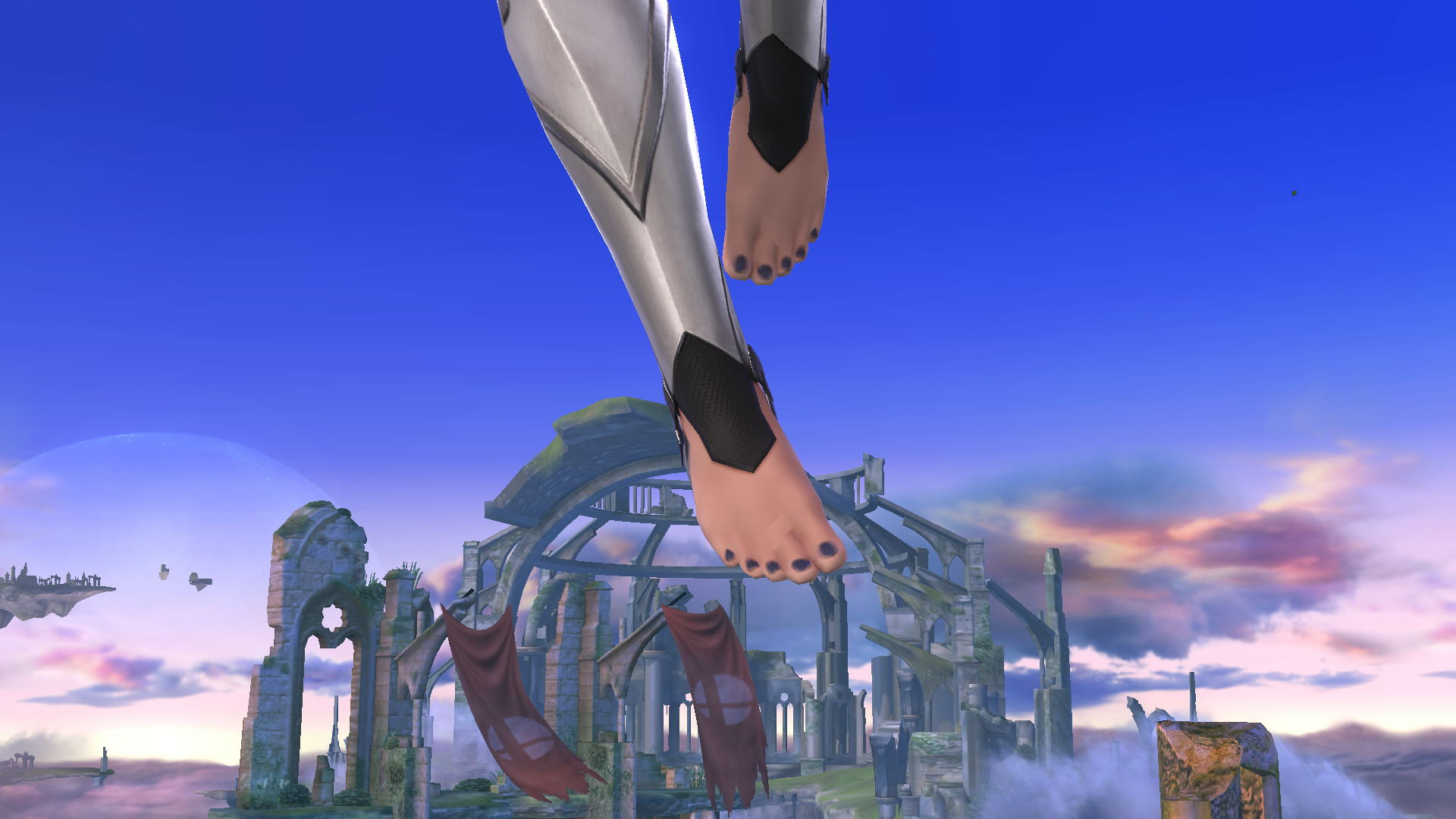 Uncensored F Corrin Painted Toenails All Costumes Mod for Super Smash ...