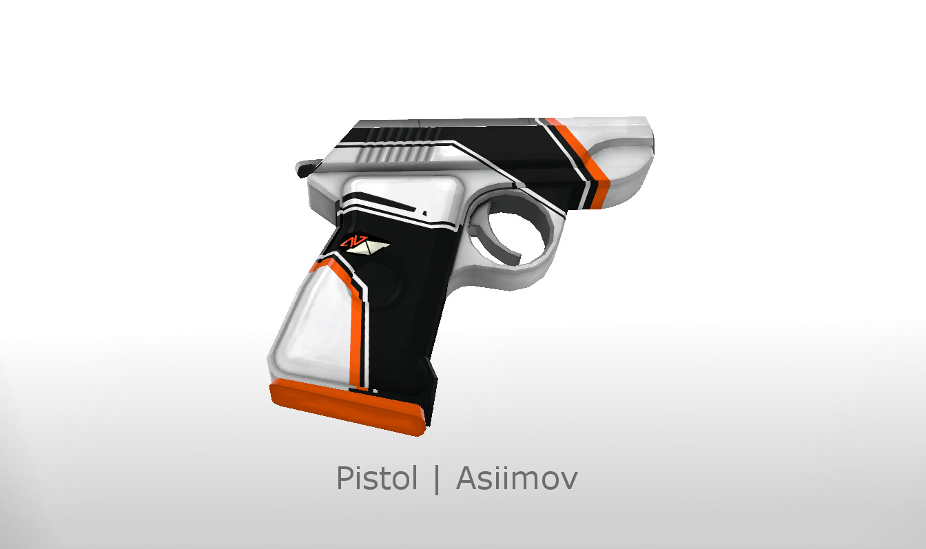 Pistol | Asiimov [Team Fortress 2] [Mods]