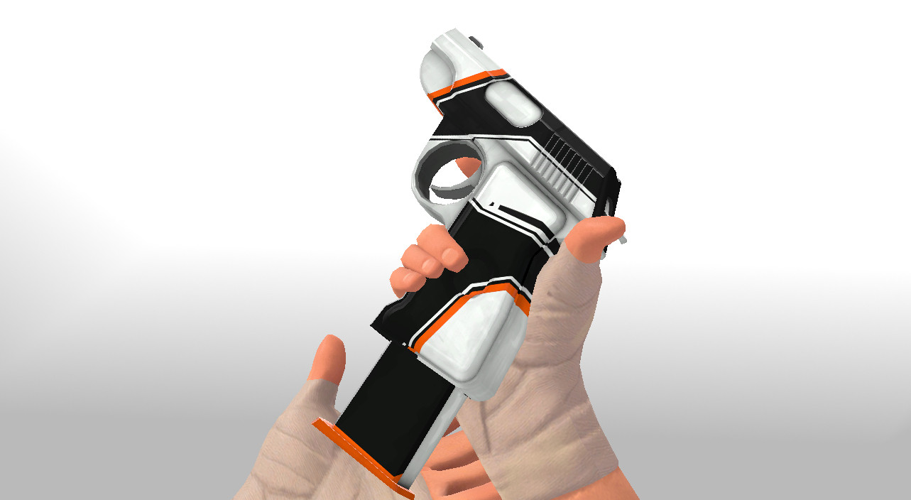Pistol | Asiimov [Team Fortress 2] [Mods]