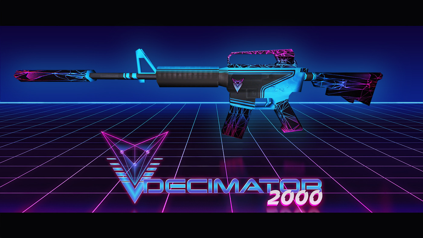 M4A1-S | Decimator Mod for Counter-Strike 1.6 | CS1.6 Mods