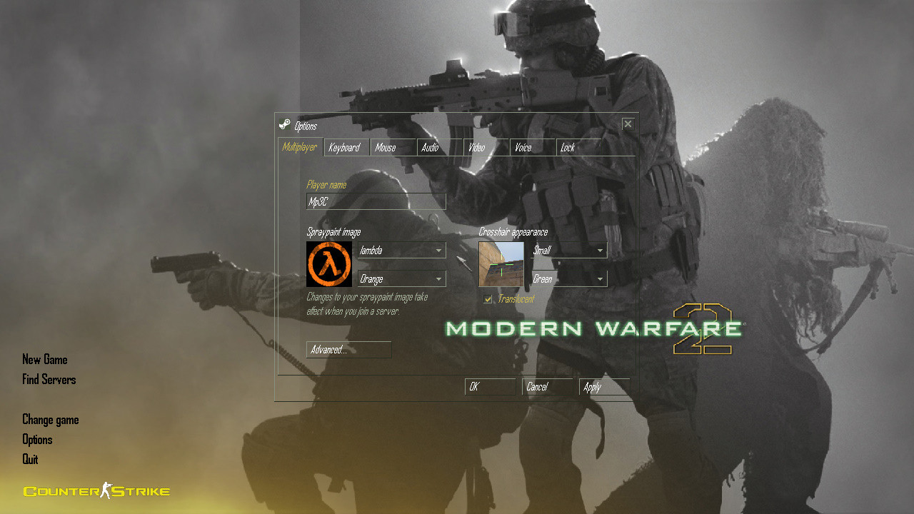 Call Of Duty:MW2 Full GUI MOD [Update] Mod for Counter-Strike 1.6 | CS1 ...