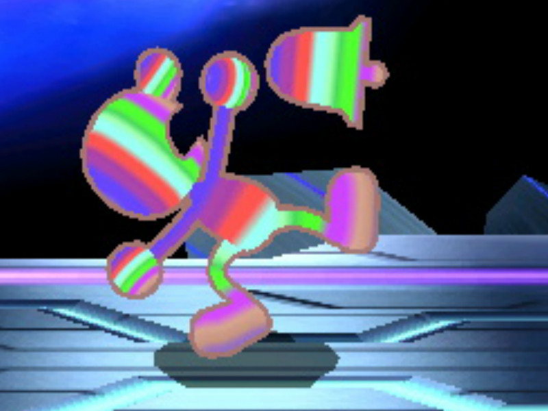 Colorful Game and Watch Mod for Super Smash Bros. (3DS) | SSB3DS Mods