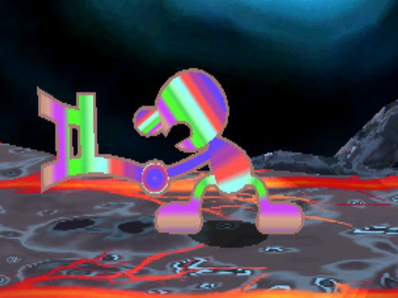 Colorful Game and Watch Mod for Super Smash Bros. (3DS) | SSB3DS Mods