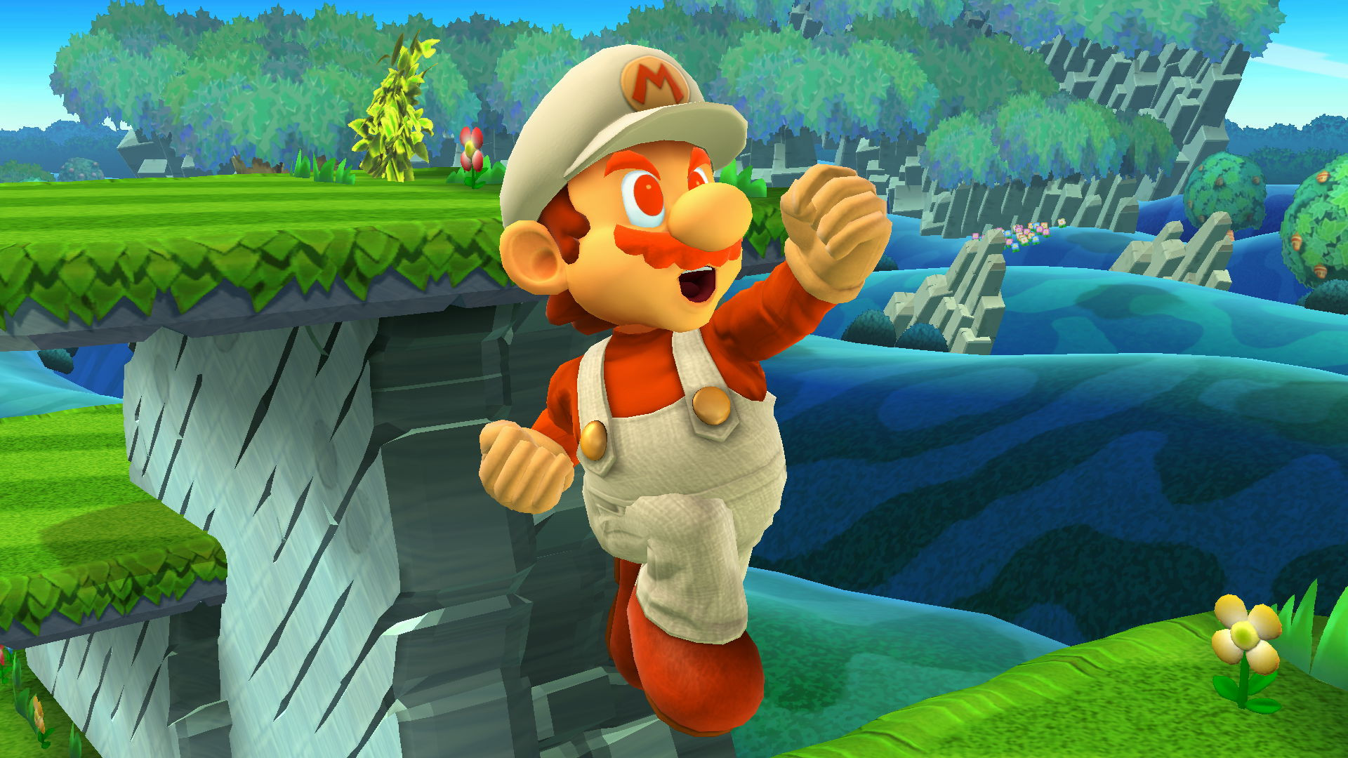 NES Fire Mario Mod for Super Smash Bros. (Wii U) | SSB4U Mods