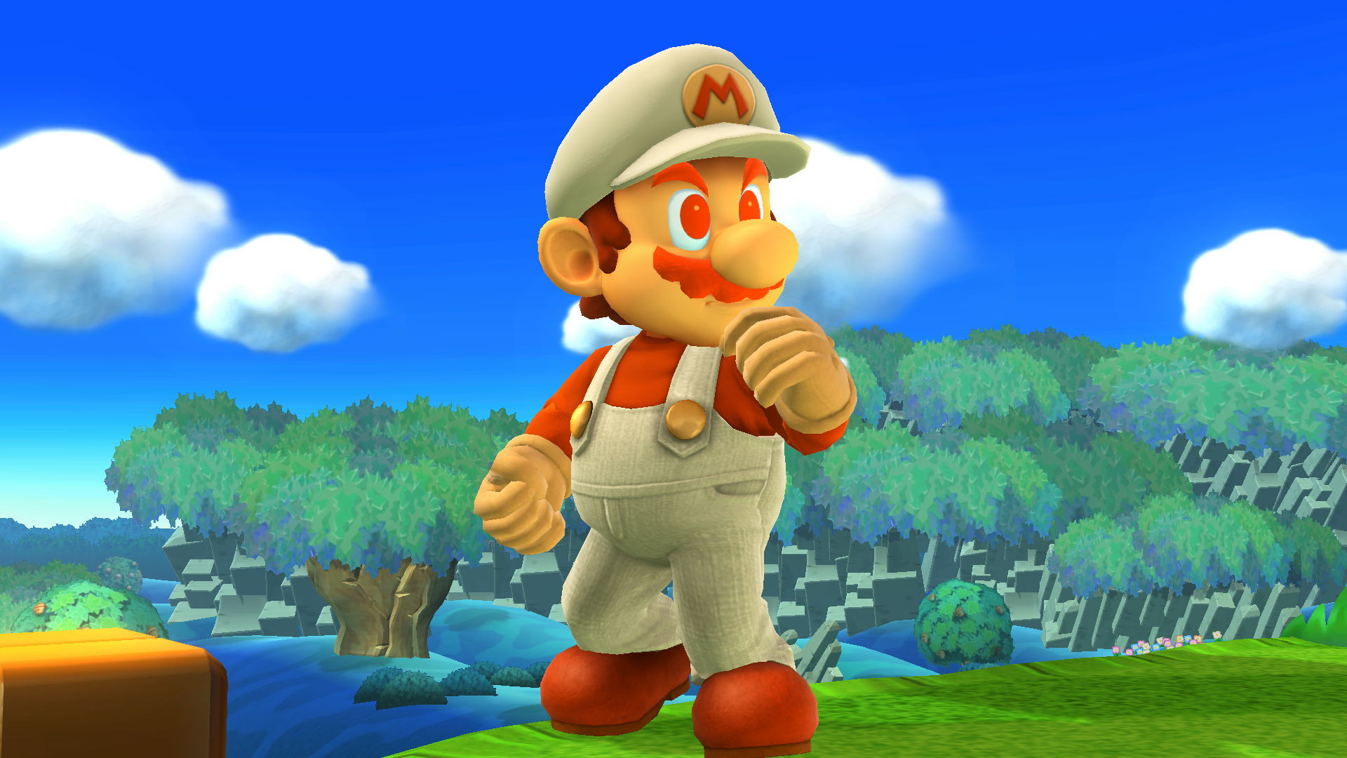 NES Fire Mario Mod for Super Smash Bros. (Wii U) | SSB4U Mods
