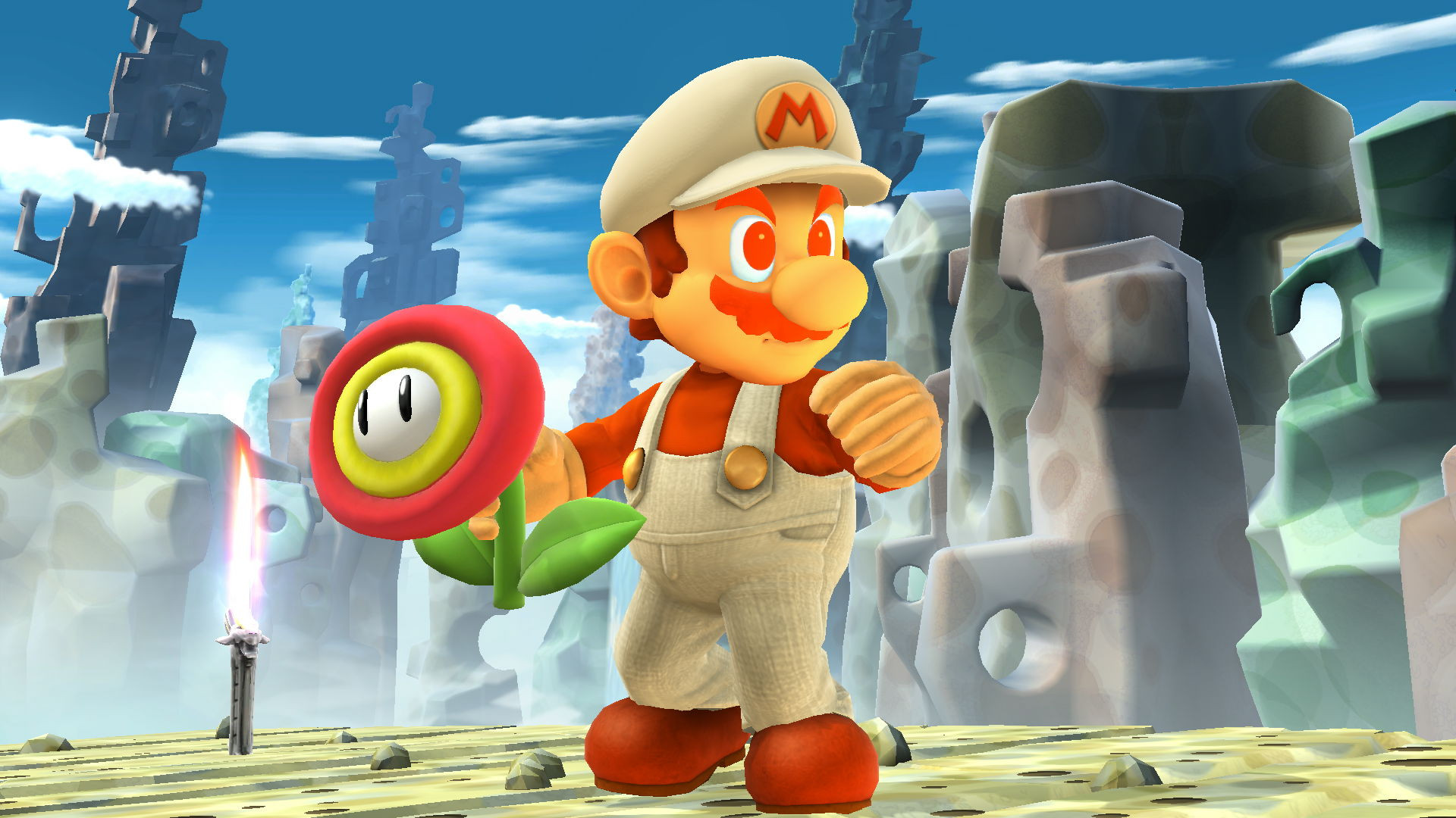 NES Fire Mario Mod for Super Smash Bros. (Wii U) | SSB4U Mods